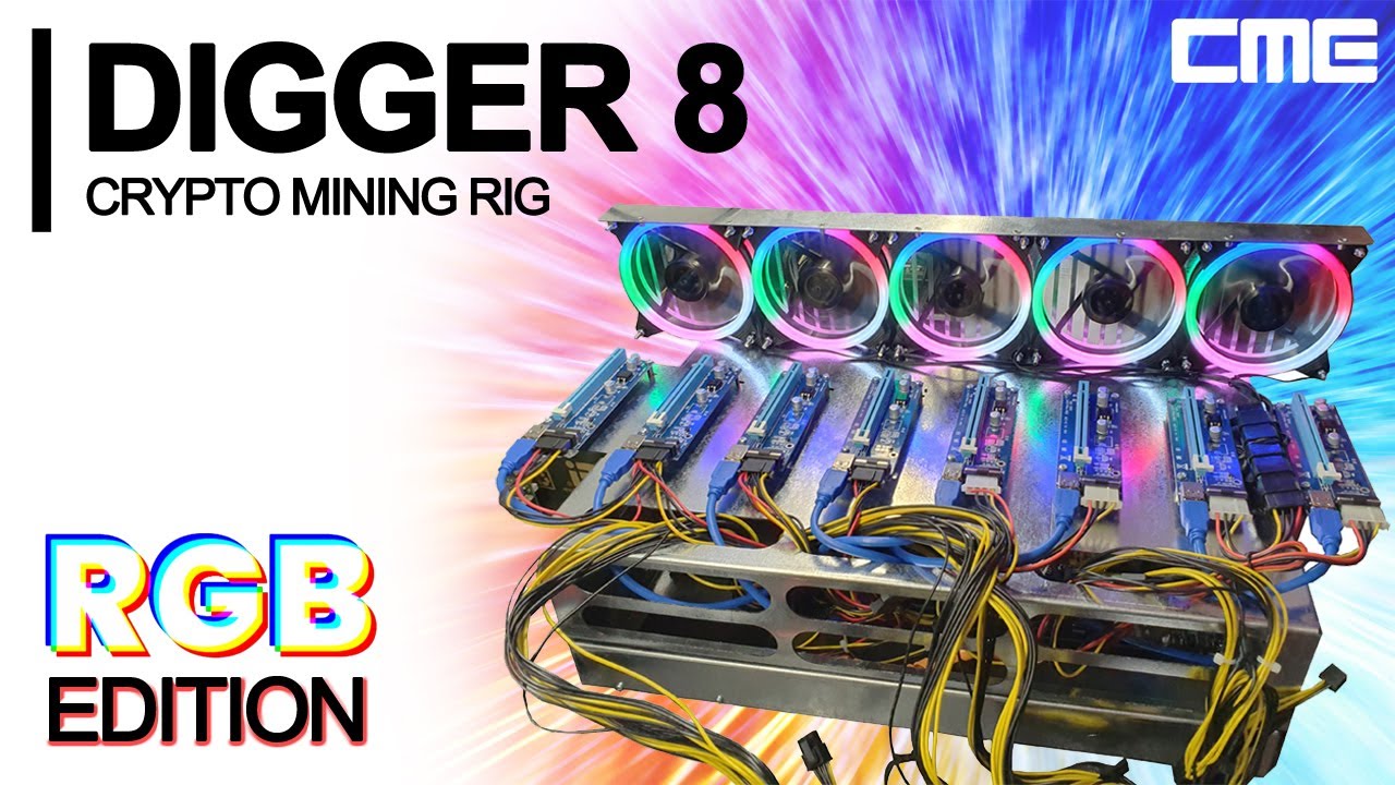 The Digger 8 RGB Edition l Crypto Mining Rig South Africa l Bitcoin ...