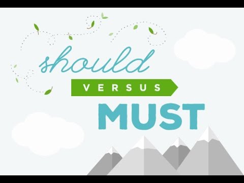 Should and Must II What is the difference? - YouTube