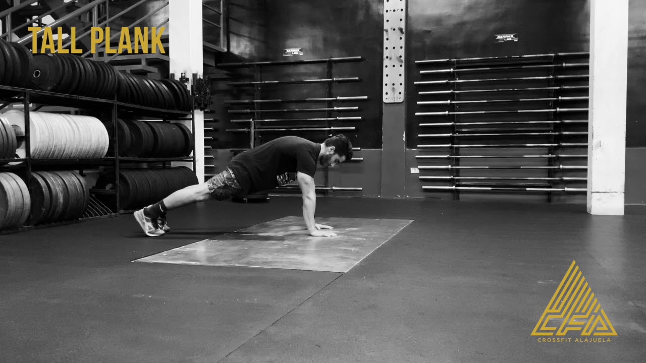 Tall Plank - CrossFit Alajuela Movement Gallery - YouTube