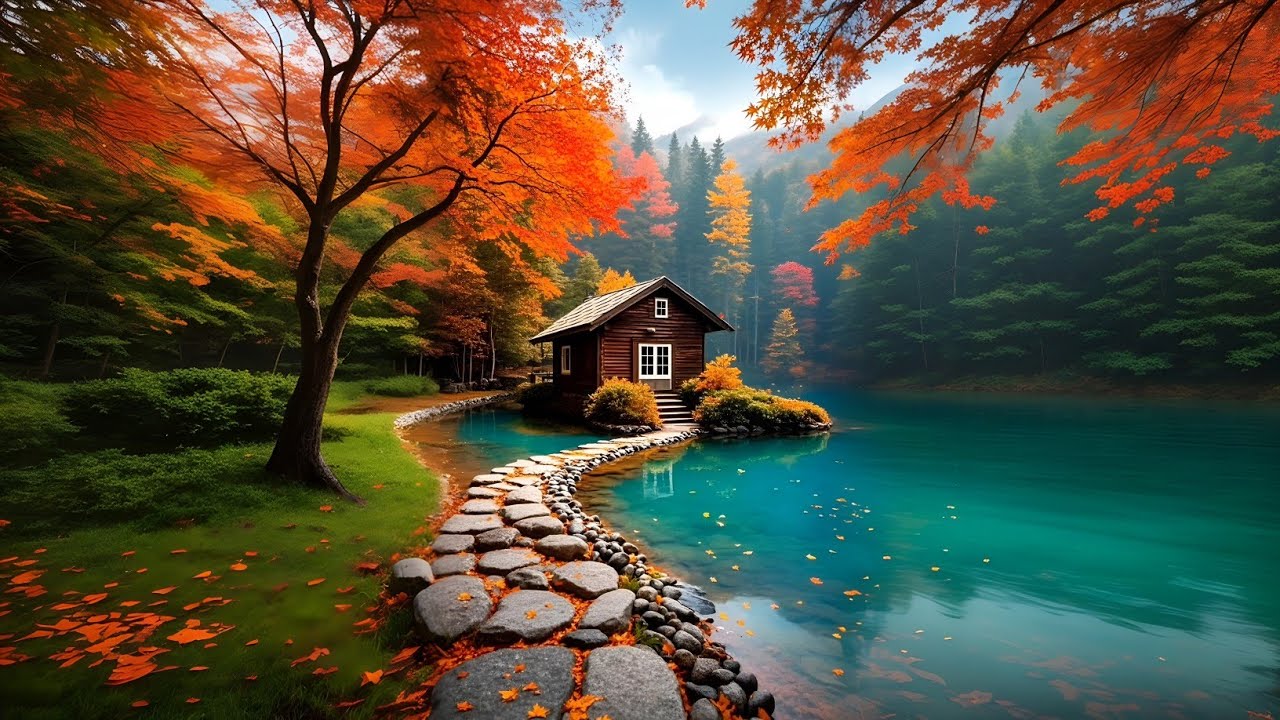 🍁 Dreamy Autumn Getaways: Scenic Views of Fall Foliage and Cozy Cabins ...
