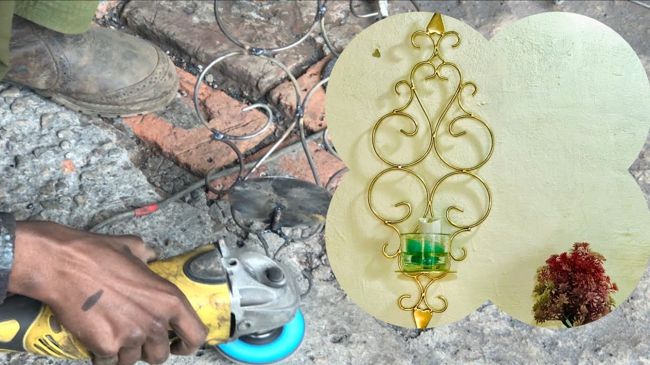 How to make simple metal craft ideas | wall hanging | diy | metal decos ...