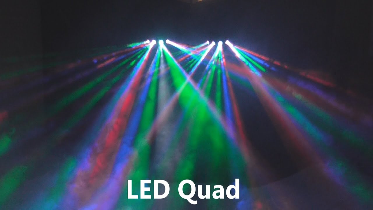 LED Quad - Xtreme Lighting Hire - YouTube