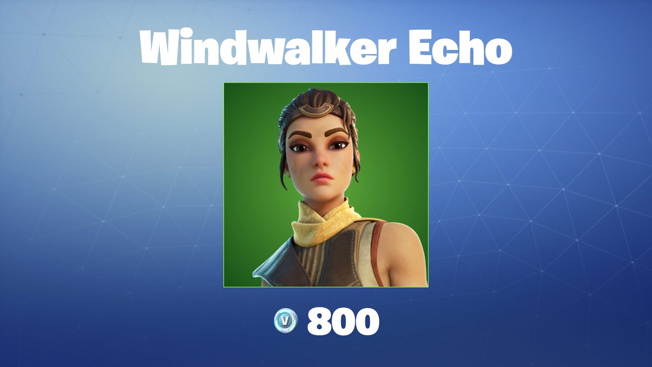 Windwalker Echo | Fortnite Outfit/Skin - YouTube