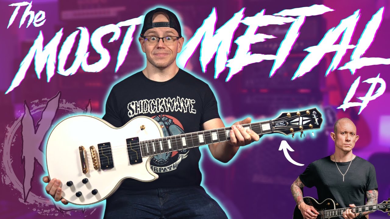 The most METAL Les Paul of them ALL??! | Epiphone Matt Heafy Origins ...