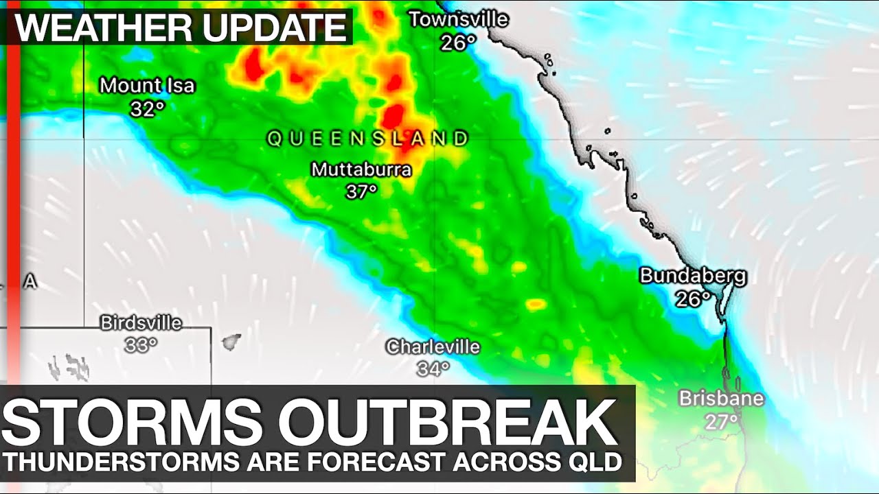 A Severe Thunderstorm Outbreak is Forecast Across Queensland Next Week ...