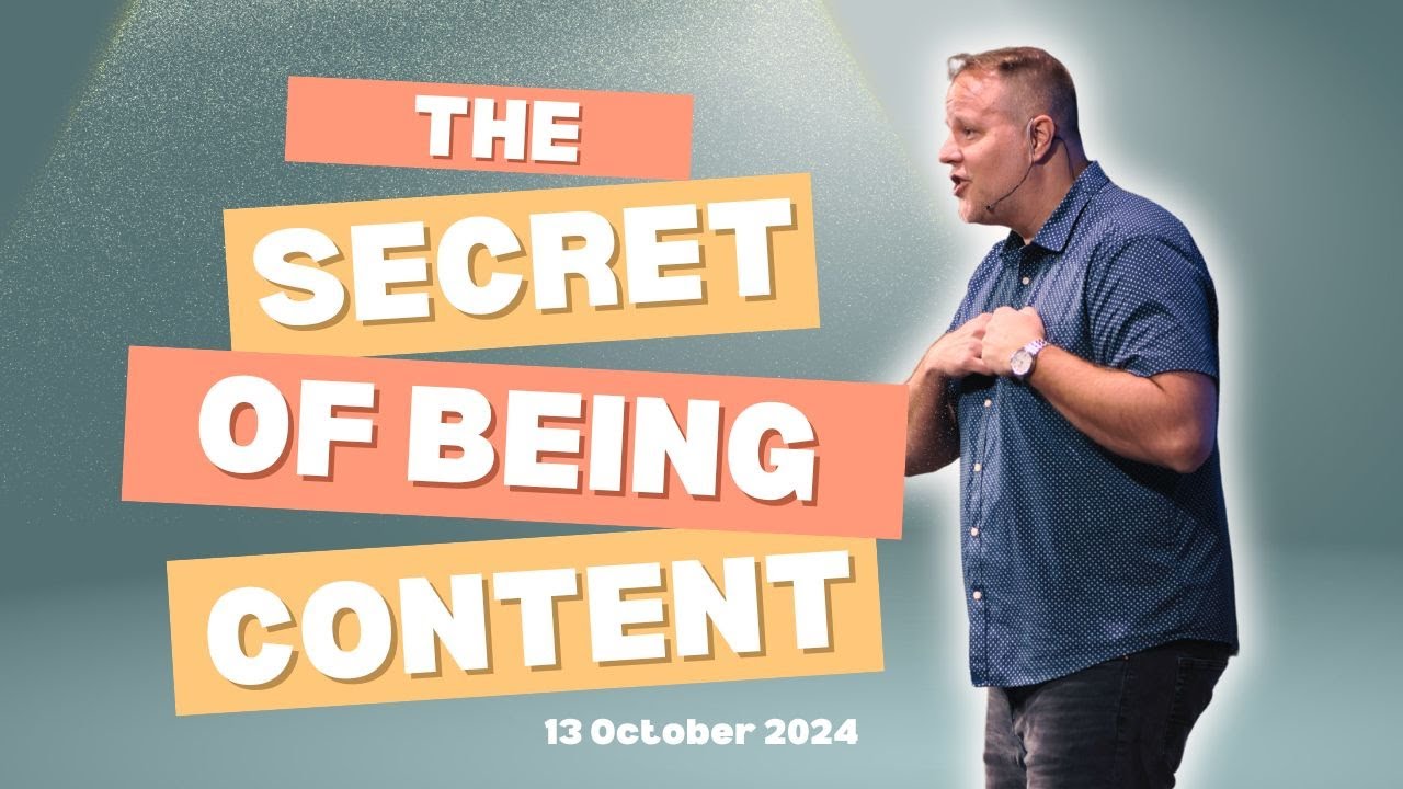 THE SECRET OF BEING CONTENT | English Sermon | The Vine Church Yuen ...