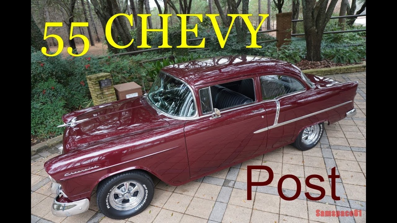 1955 Chevy 210 Post Hot Rod Classic HURST 4-speed - YouTube