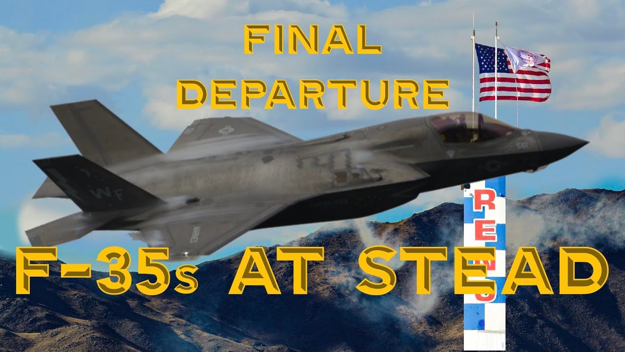 F-35 Final Departures At Reno Stead Airport - [4K] - Oct 7, 2024 - YouTube