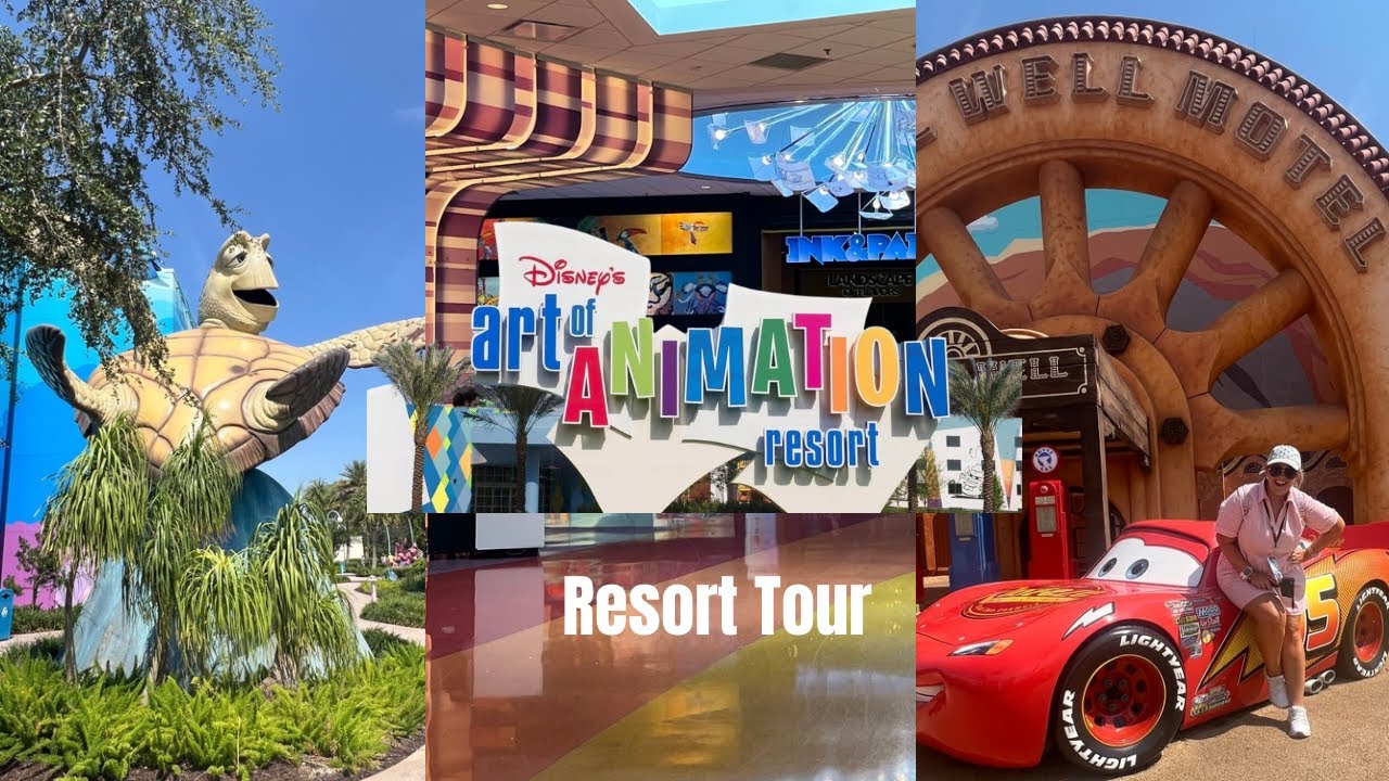 Disney's Art Of Animation Resort:Cars Family Suite ROOM TOUR - YouTube