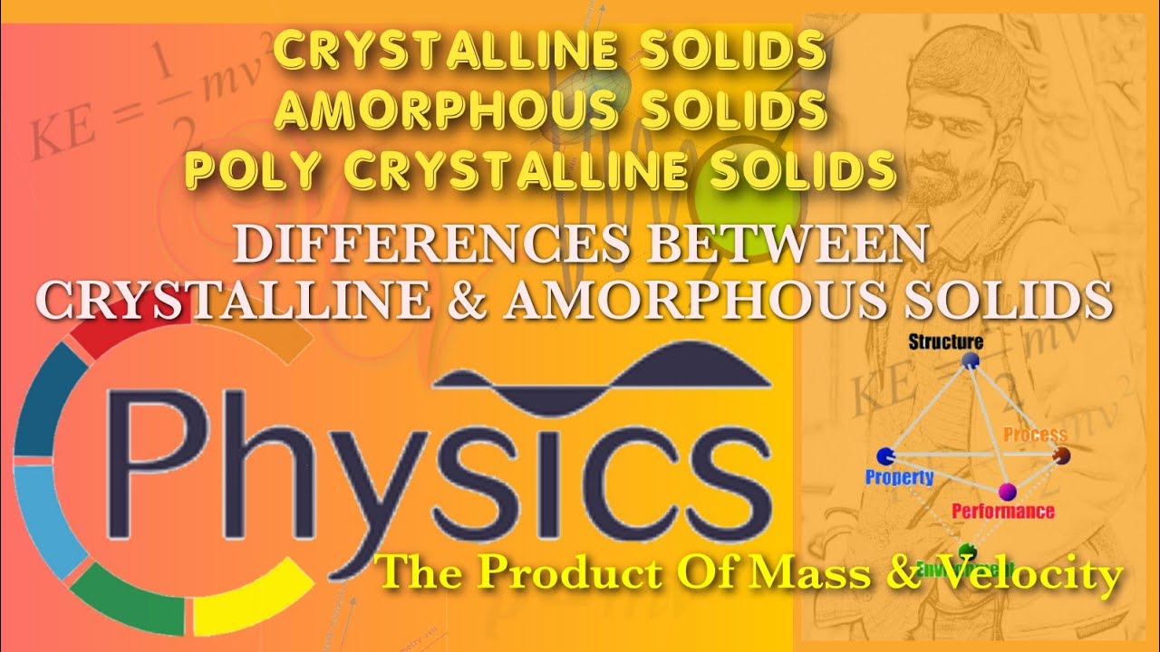 DIFFERENCES BETWEEN CRYSTALLINE & AMORPHOUS SOLIDS - YouTube