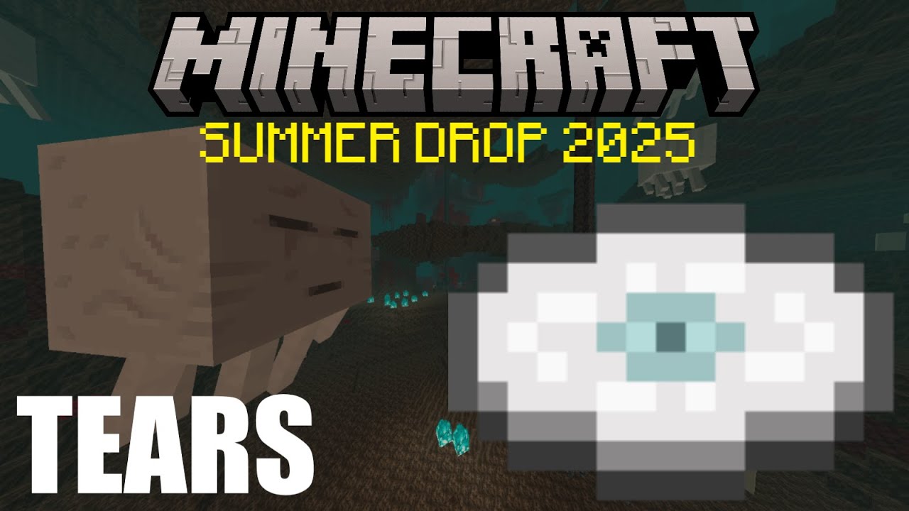NEW Minecraft "Tears" Music Disc by Amos Roddy - Summer Drop 2025 - YouTube