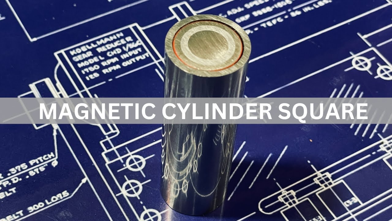 HOW TO USE A MAGNETIC CYLINDER SQUARE - YouTube