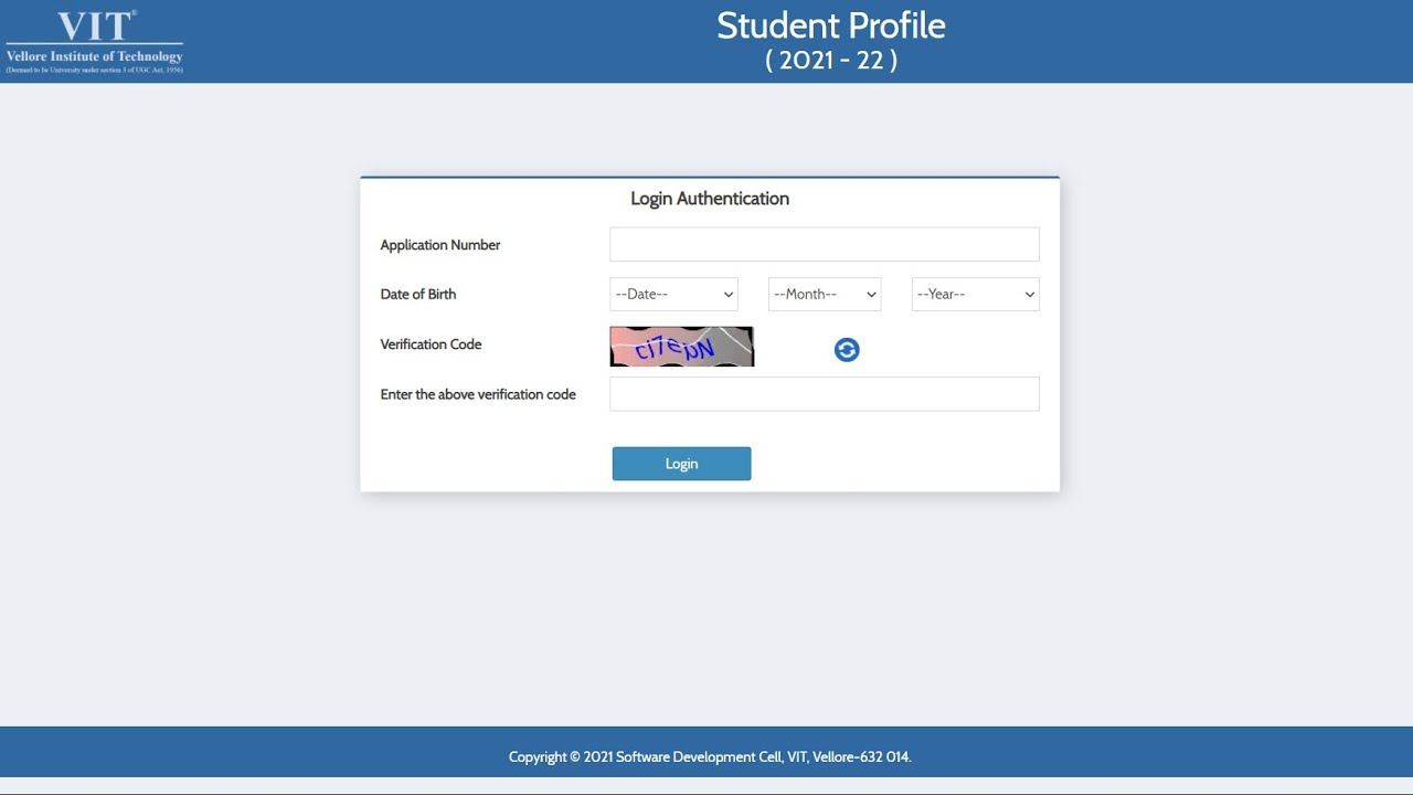 VIT Student Profile | How to update yout details on VIT Student profile ...