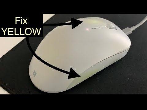How to fix yellow Microsoft Mouse precision surface keyboard headphones ...