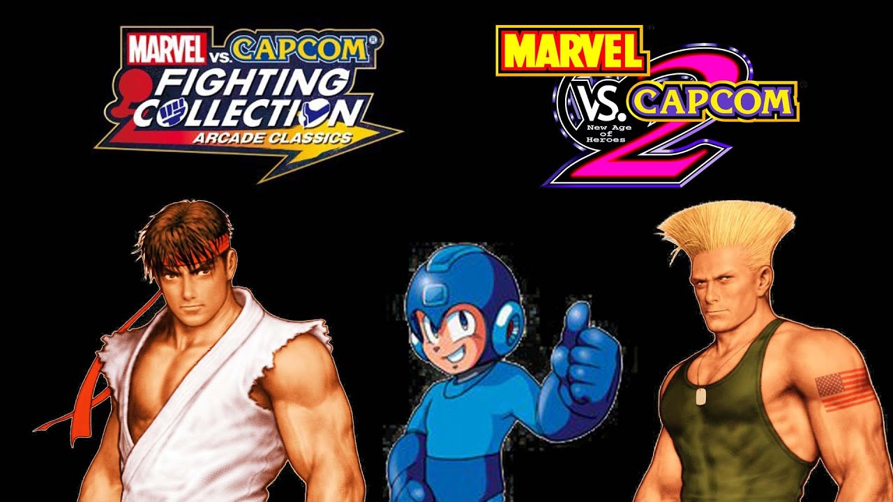 Marvel VS Capcom Fighting Collection~Marvel VS Capcom 2 Arcade Mode as ...