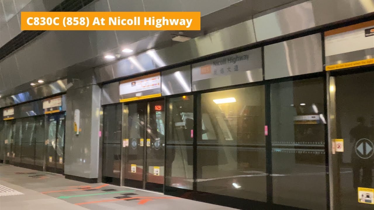 [Coded Manual Mode][SMRT] C830C (858) at Nicoll Highway - YouTube
