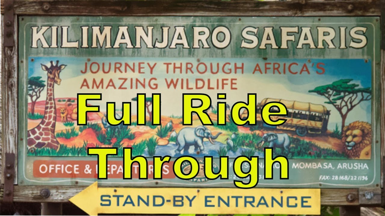 KILIMANJARO SAFARIS FULL RIDE THROUGH, Disney's Animal Kingdom || POV ...