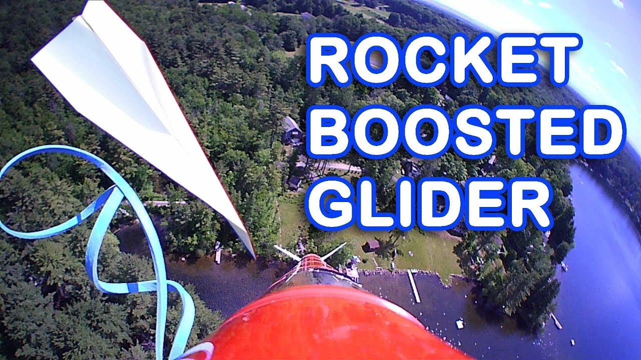 Launching Paper Airplanes with a Water Rocket - Revisited - YouTube