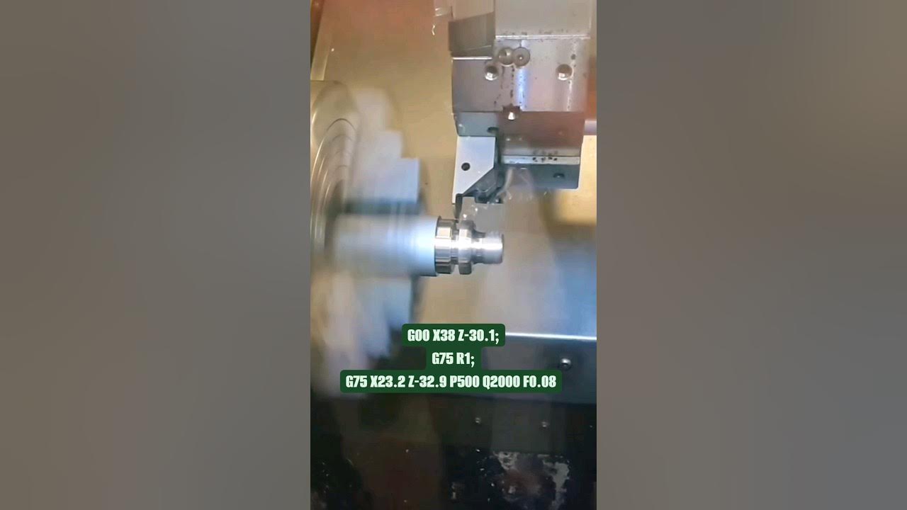 CNC TURNING, G75 - YouTube