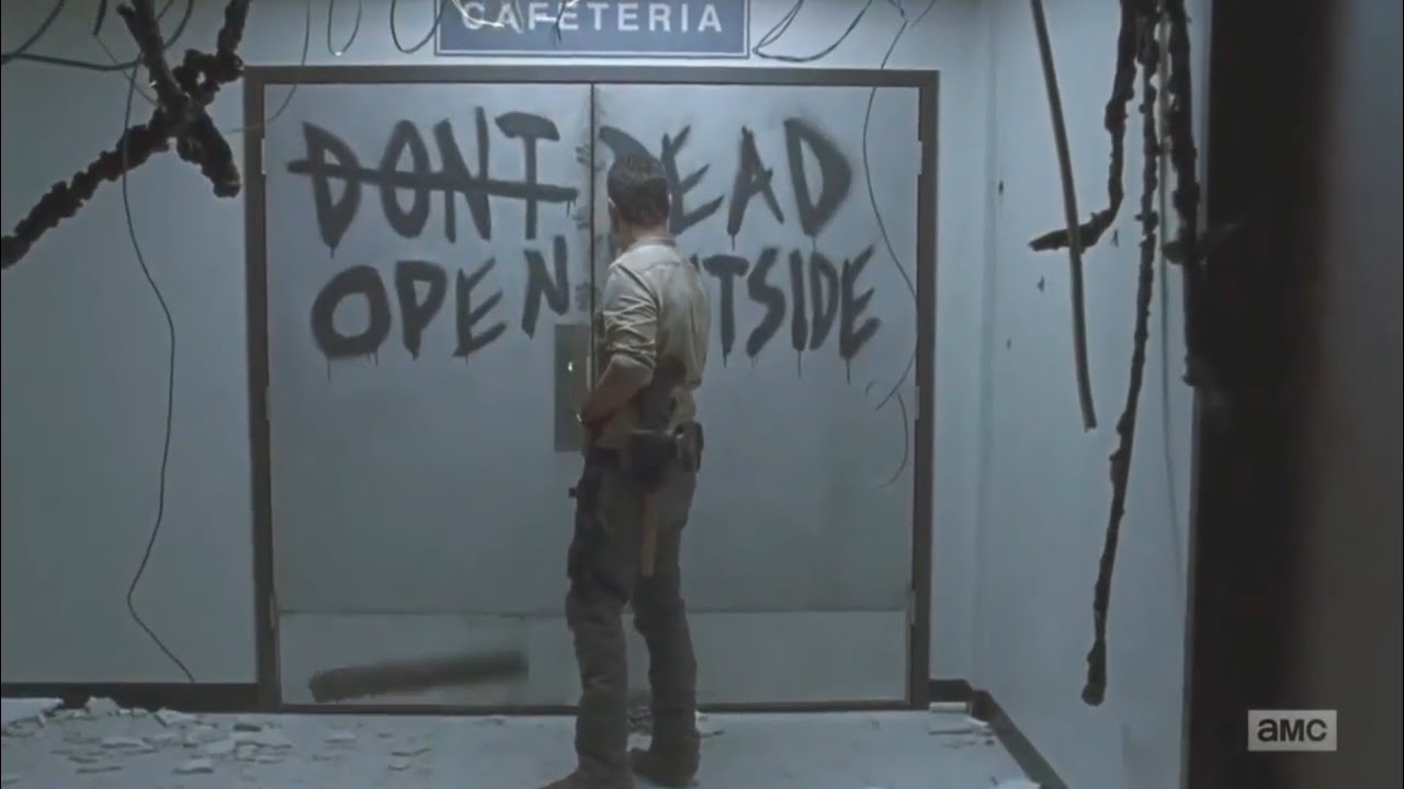 The Walking Dead 9x05 : Rick's hospital vision - YouTube