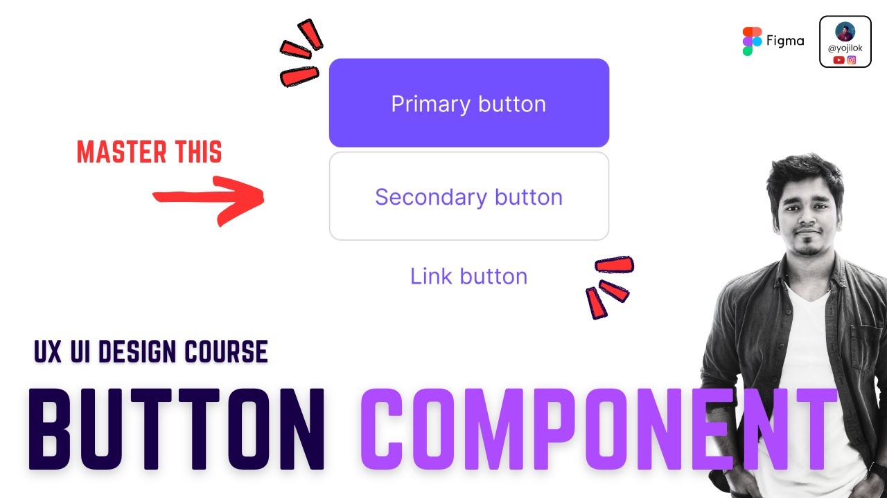Master Figma BUTTON Component Like a Pro | Tamil | EXPLAINED Detail ...