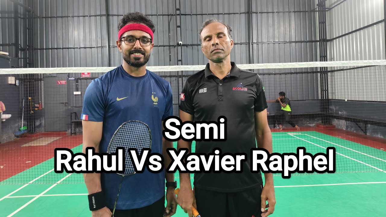 Singles Semi Rahul Vs Xavier - YouTube