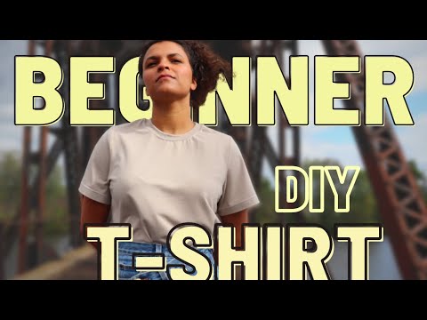 How to Sew a T-shirt | Beginner Friendly | Cube Tee Pattern