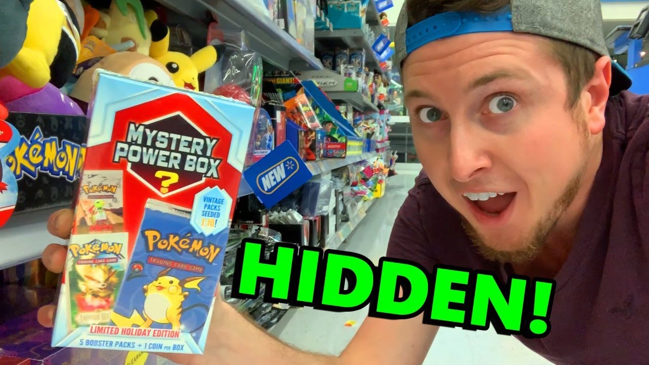 Finding a SECRET RARE & MYSTERY BOX in a HIDDEN POKEMON CARDS OPENING ...