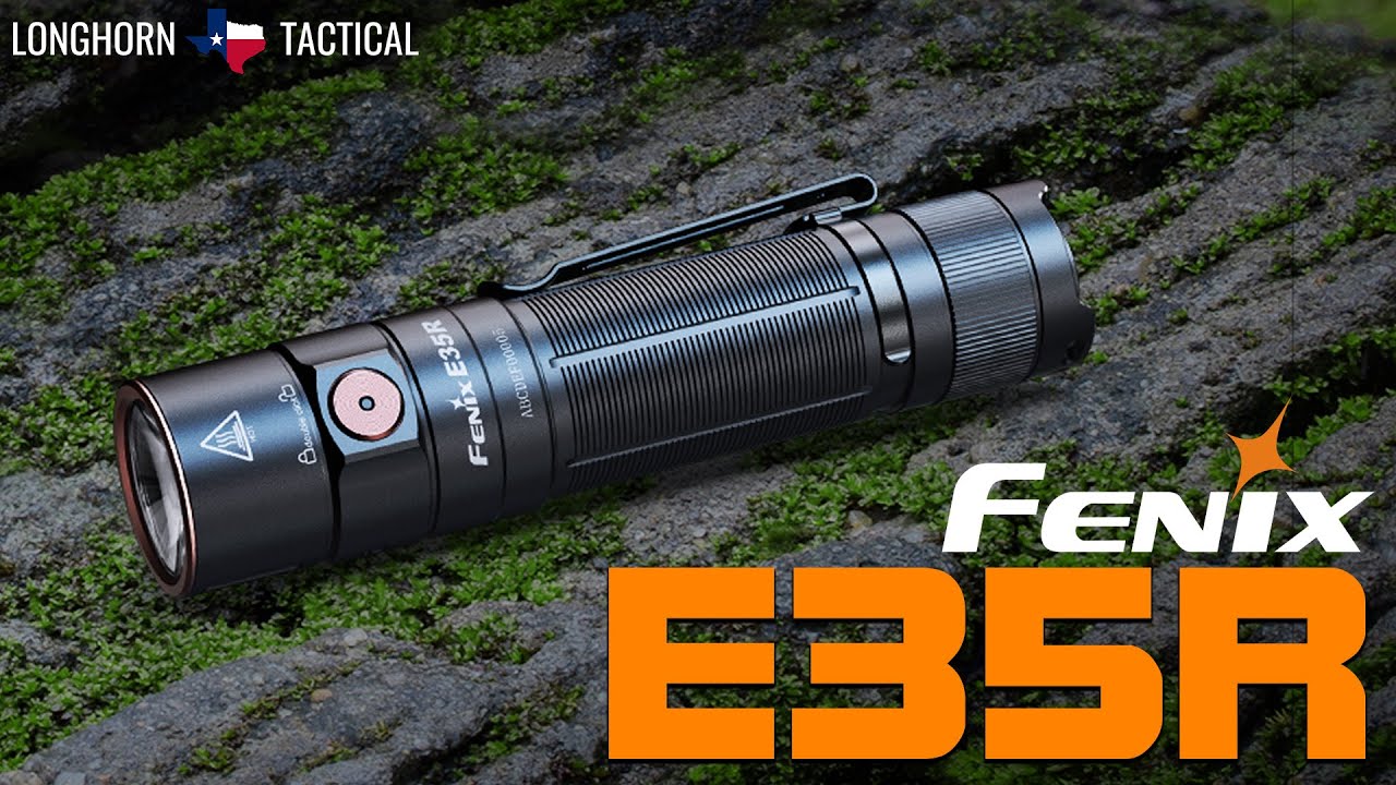 Fenix E35R 3100 Lumen USB-C Rechargeable EDC Flashlight - YouTube