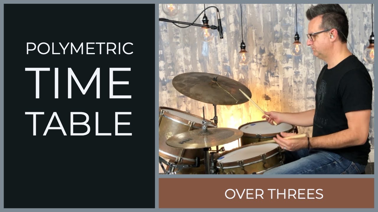 POLYMETER: Polymetric Time Table (over threes) - YouTube