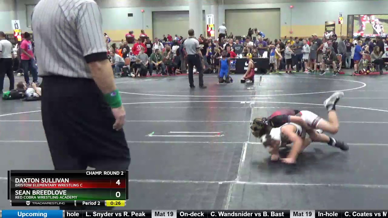Big Grade 3 And 4 75 Daxton Sullivan Bristow Elementary Wrestling C Vs ...