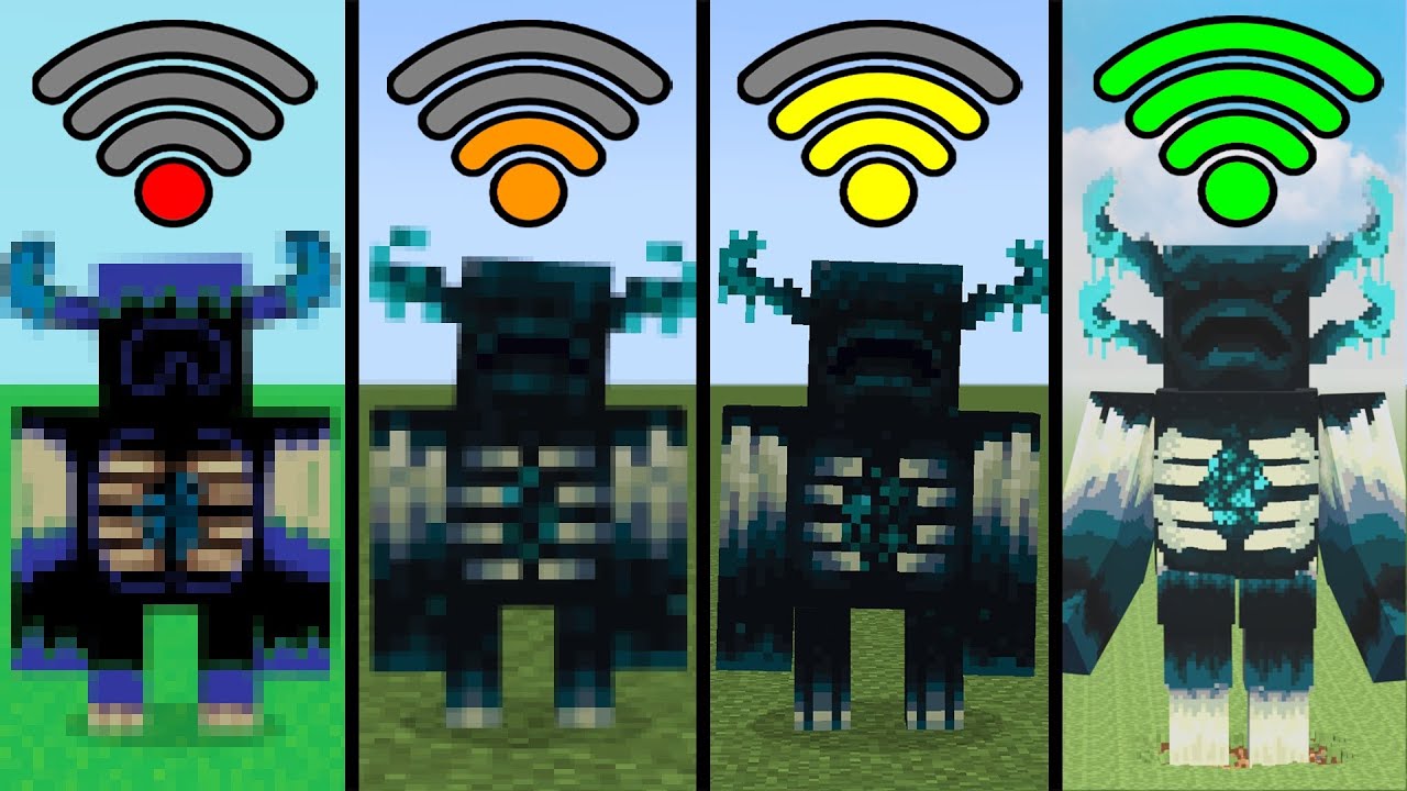 minecraft warden with different Wi-Fi - YouTube