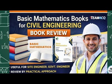 BASIC MATHEMATICS BOOK FOR CIVIL ENGINEERING| CIVIL ENGINEERING MATH ...
