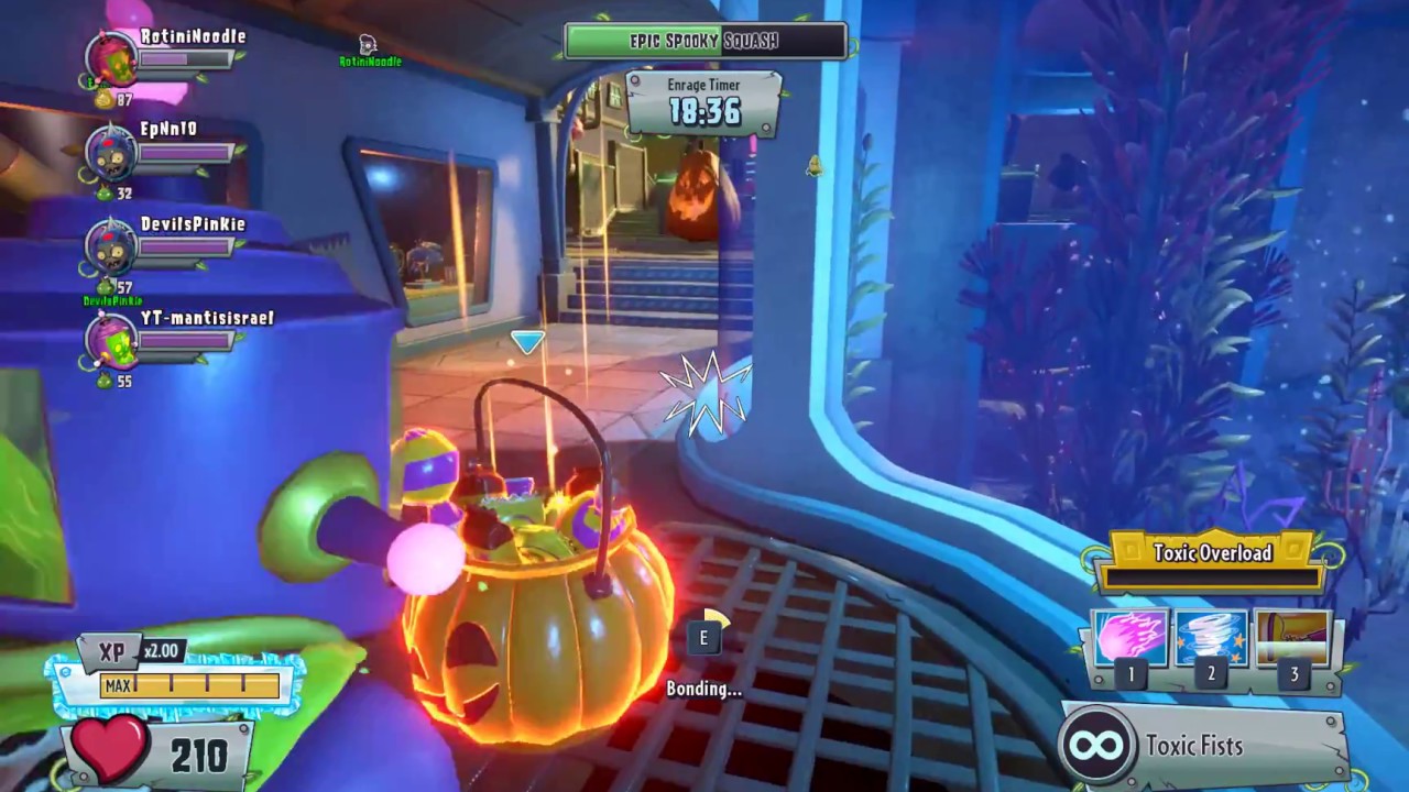 PvzGW2 - Spooky squash boss hunt crazy epn rotini devilspinkie - YouTube
