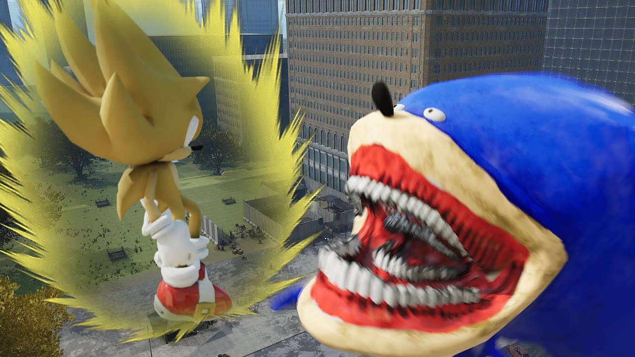 Super Sonic vs Shin Sonic tapes | Shin Sonic Sad Origin Story Animation ...