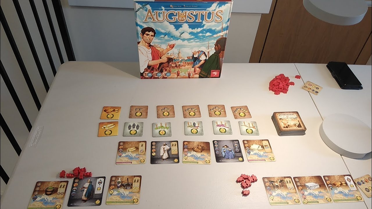 Augustus Playthrough (two player) - Rise of Augustus board game Paolo ...