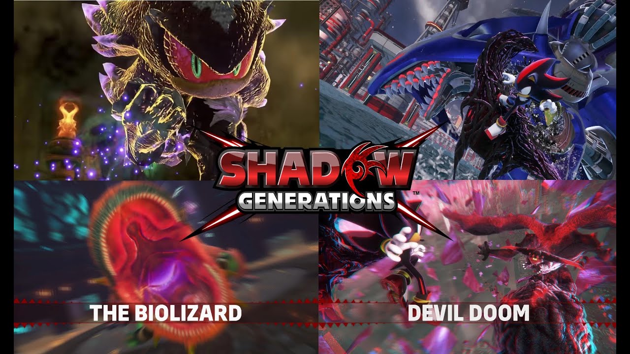 SHADOW GENERATIONS ALL BOSSES! SONIC X SHADOW GENERATIONS ITA - YouTube