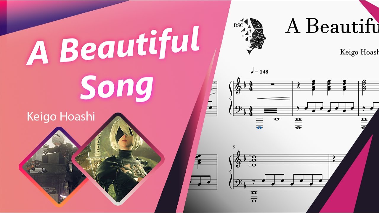 A Beautiful Song (OST NieR:Automata) - Keigo Hoashi | Piano Cover - YouTube