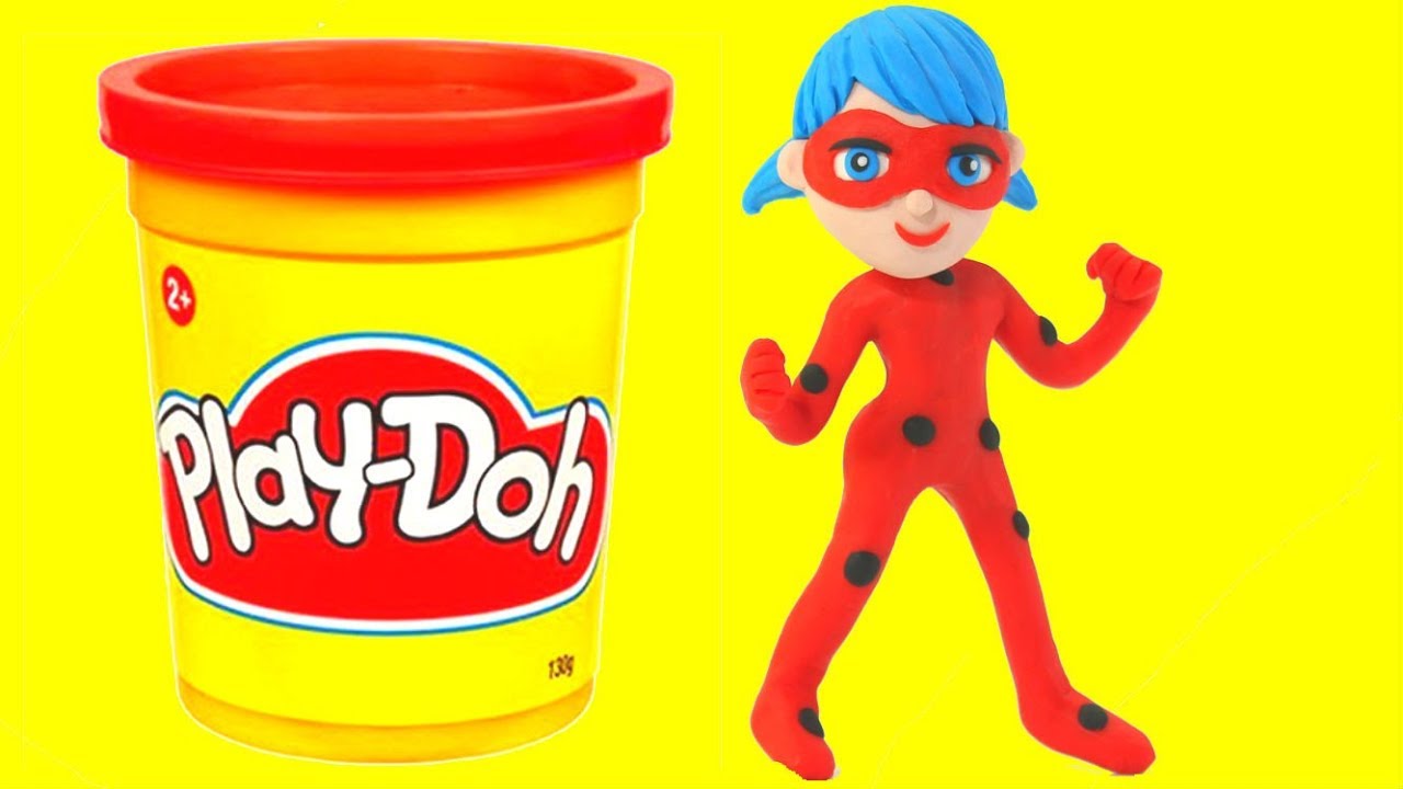 Ladybug Play Doh Cartoons Stop Motion Animations Frozen Elsa Mermaid ...