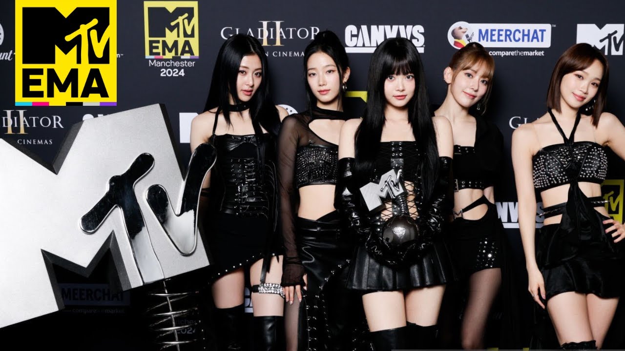 LE SSERAFIM Wins MTV EMAs Award and Goes Viral with their Performance ...