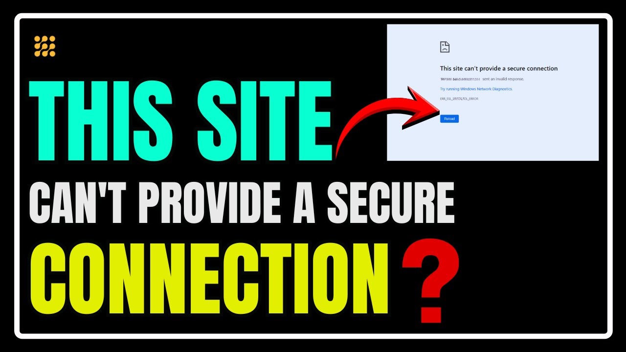 Troubleshoot ‘This Site Can’t Provide a Secure Connection’ 🚀 Quick ...