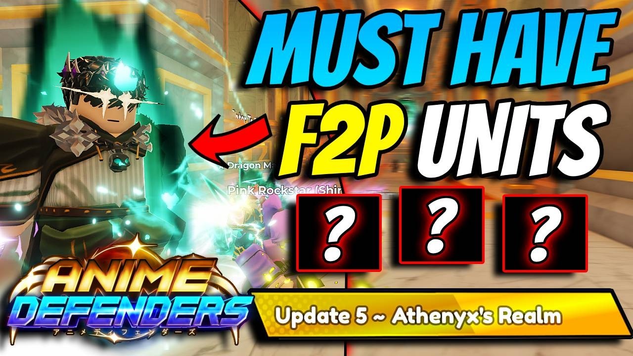 The *BEST* F2P Units For Athenyx Realm In Anime Defenders Update 5 ...