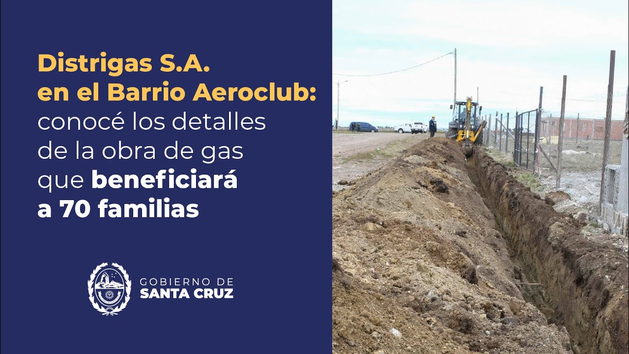 Distrigas S.A. en el Barrio Aeroclub: la obra de gas que beneficiará a ...