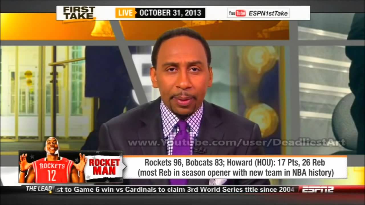 ESPN First Take | Dwight Howard matches CAREER HIGH with Rockets - ESPN ...