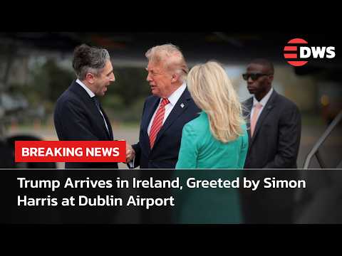 BREAKING NEWS: President Donald Trump Lands in Dublin Airport for High-Profile Ireland Visit | AC14
