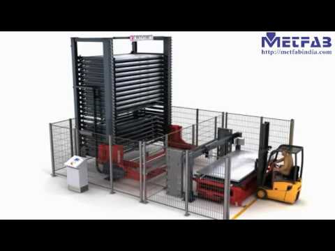 Sheet Metal AS/RS Automated Storage Retrieval System For Bulk Users Of ...