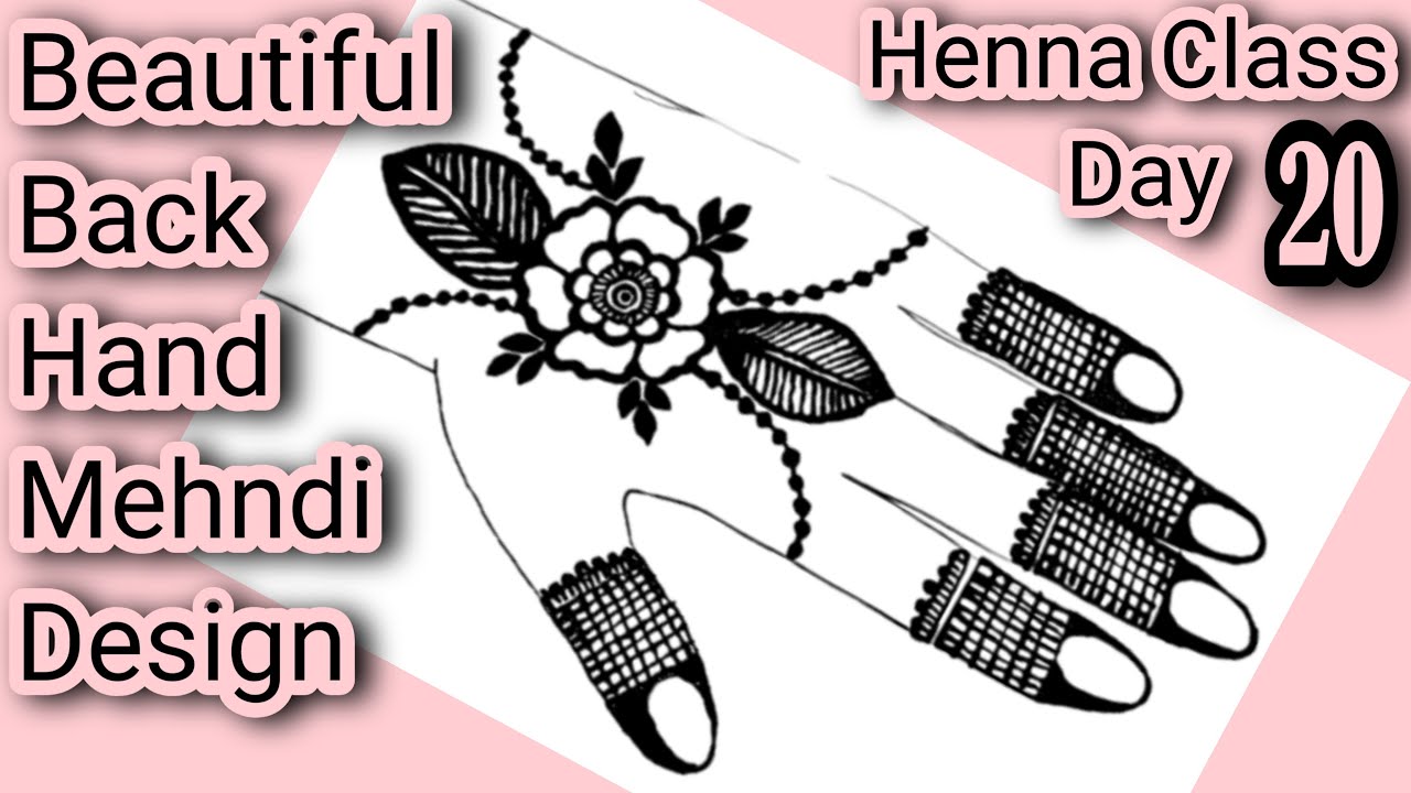 Easy, simple & beautiful backhand Mehndi design\tricky wedding special ...