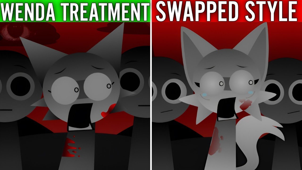 Incredibox Sprunki Wenda Treatment Normal vs Swapped Style! All ...
