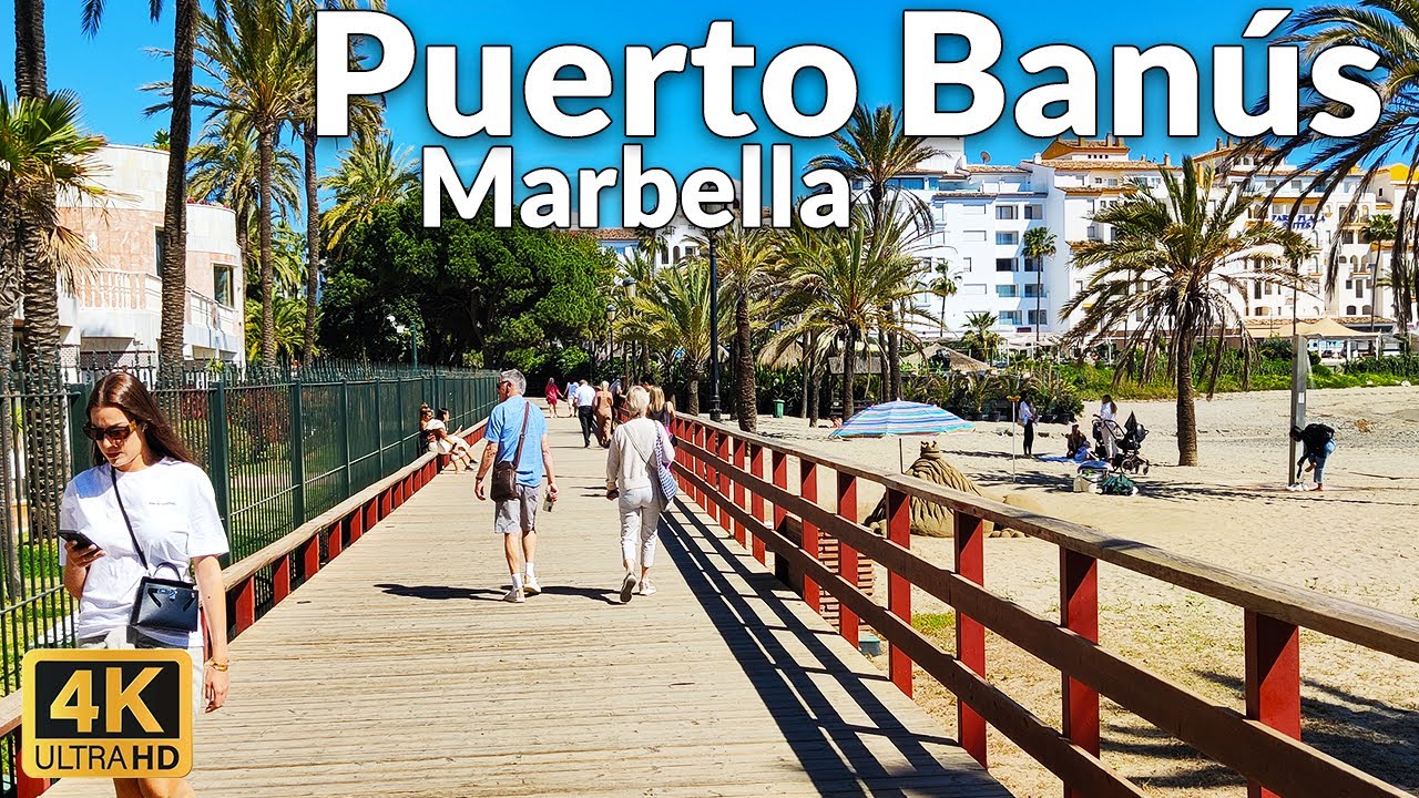Walking Tour of Puerto Banús, Marbella in March 2023 (4K Ultra HD, 60fps) - YouTube