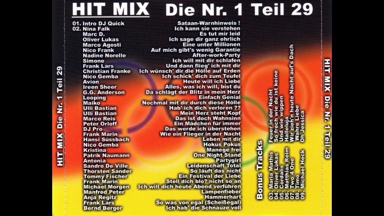 Hit Mix Hit Mix Die Nr 1 Teil 29 - YouTube